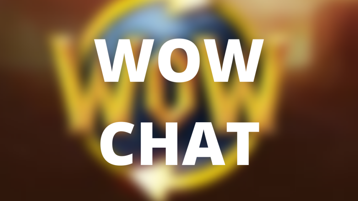 How do I move WoW chat window? - Pro Reed